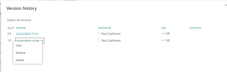 Accessing the Version History of a Microsoft Teams File – Speakeasy